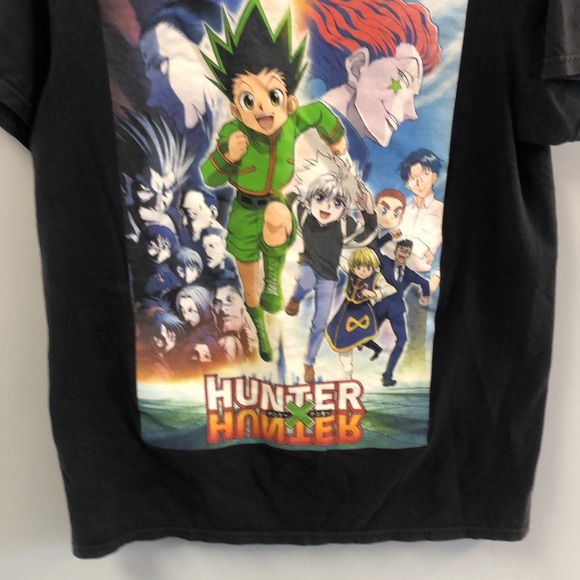 Hunter Shirts And Tops Hunter X Hunter Adult Graphic Tshirt Black